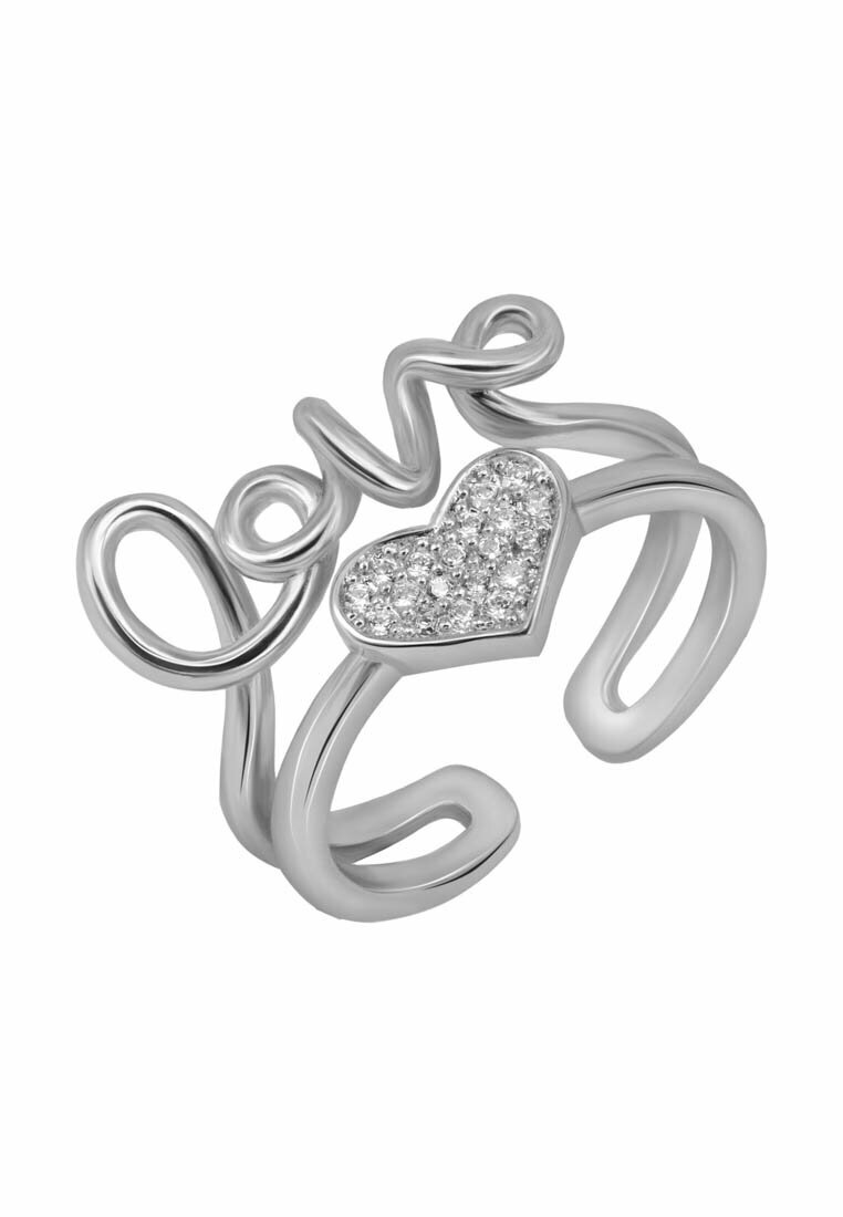 Кольцо помолвочное, фианит