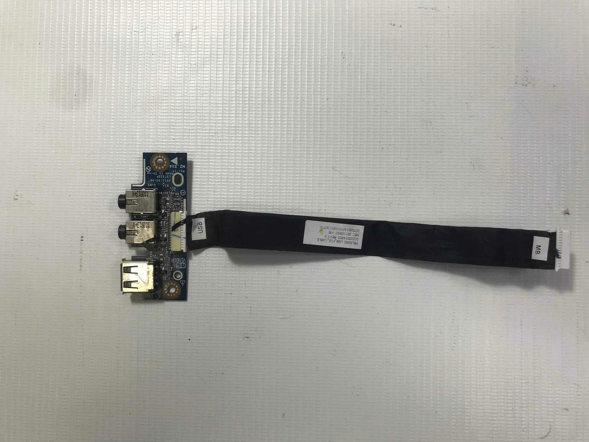 Плата AUDIO и USB Asus X53U