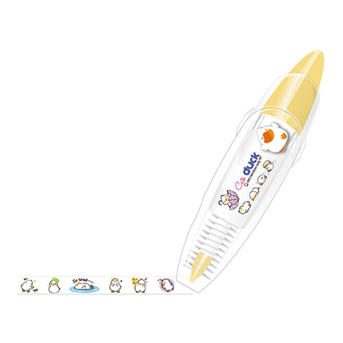 Centrum Корректор-лента 71142-WV78 с рисунками Утки декоративная лента для канцелярии и школы