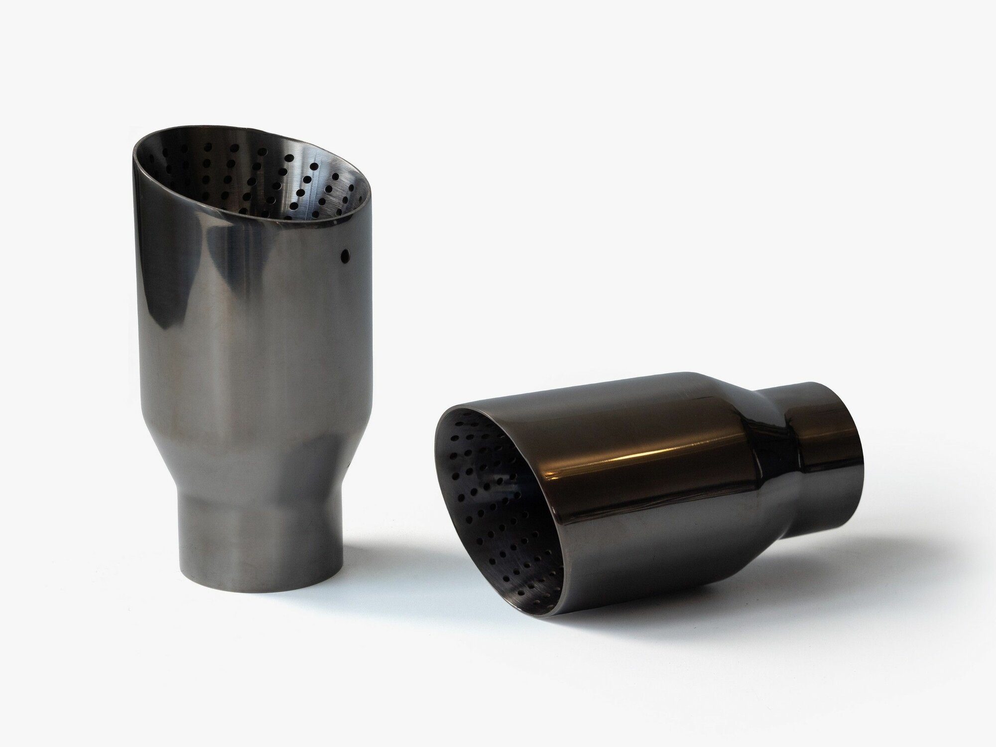 Насадки на глушитель Greddy Style из нержавеющей стали Графит 63 2 шт. для выхлопной системы автомобиля