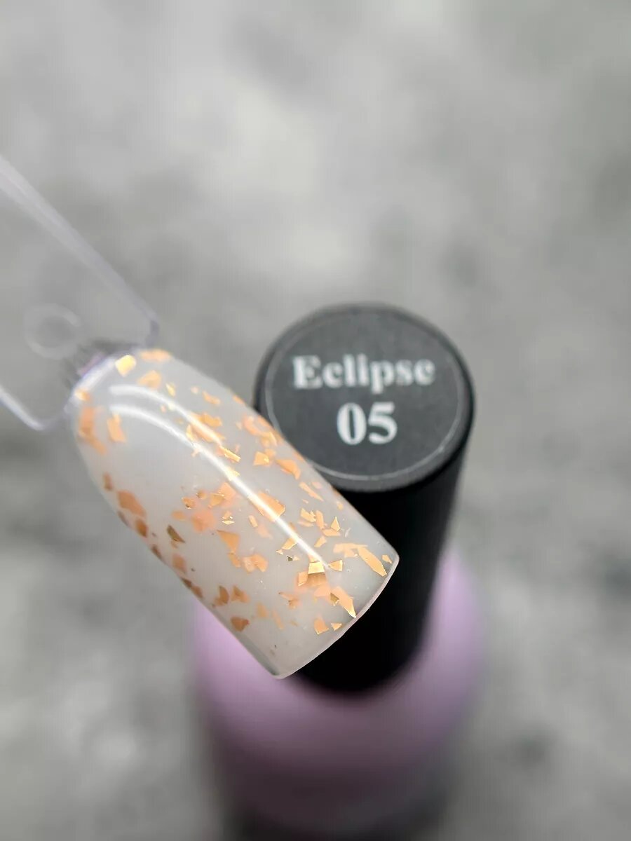 Гель-лак с хлопьями Eclipse 05, 10мл