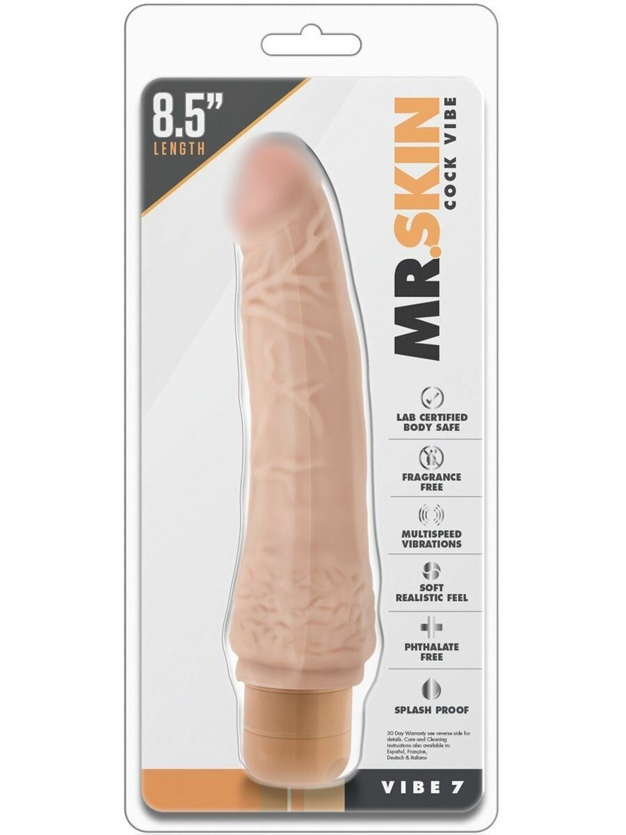 Вибратор многоскоростной "DR. SKIN COCK VIBE 7" 18см