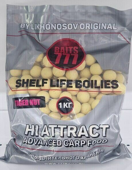 Бойлы 777 Baits Лихоносовы тигровый орех (tiger nut) 20мм