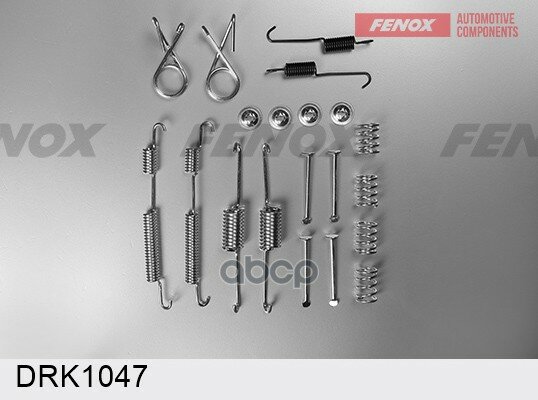 Монтажный комплект барабанных колодок FENOX арт. DRK1047
