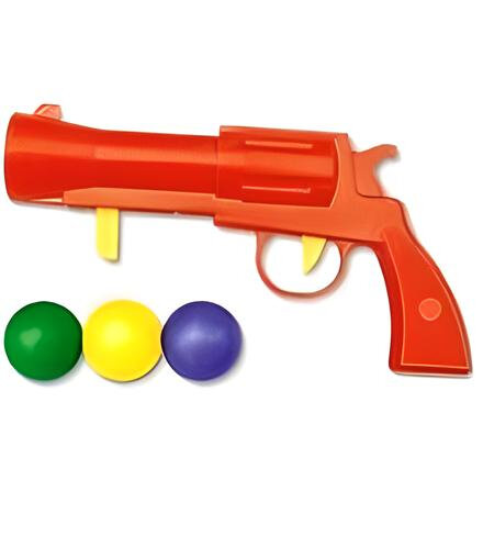 Пистолетик пластмассовый с шариками (в пакете)