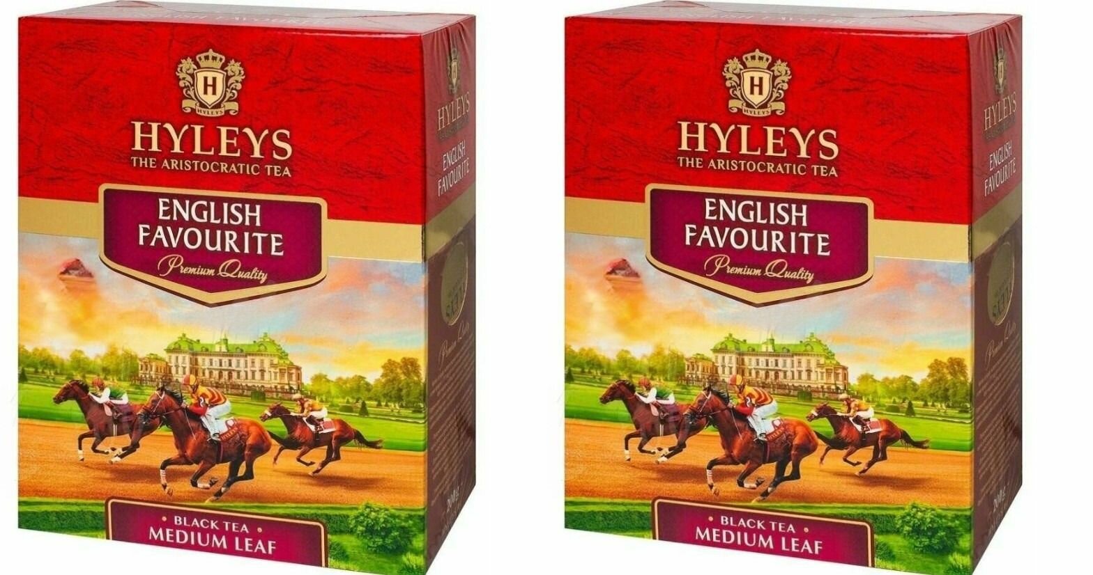 HYLEYS Чай черный, Английский, Фаворит, 100 г, среднелистовой, 2 уп