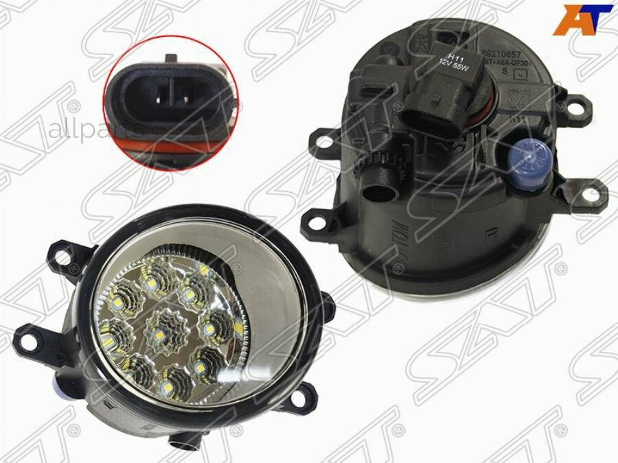 SAT ST-212-2052DR Фара противотуманная (Справа/ Диоды) Toyota Camry (XV40, XV50) 06-17 / Corolla 06-13