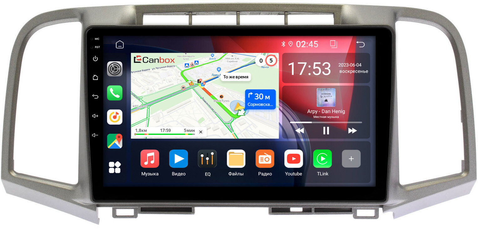 Штатная магнитола Toyota Venza 2008-2017 (без JBL) Canbox GTR9-9358 4/64 Android 10 (IPS, DSP, CarPlay)