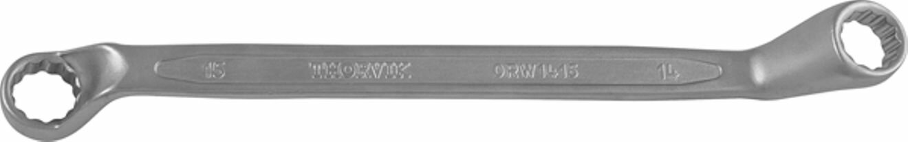 Ключ накидной изогнутый 75 , 12x13 мм, ORW1213, Thorvik