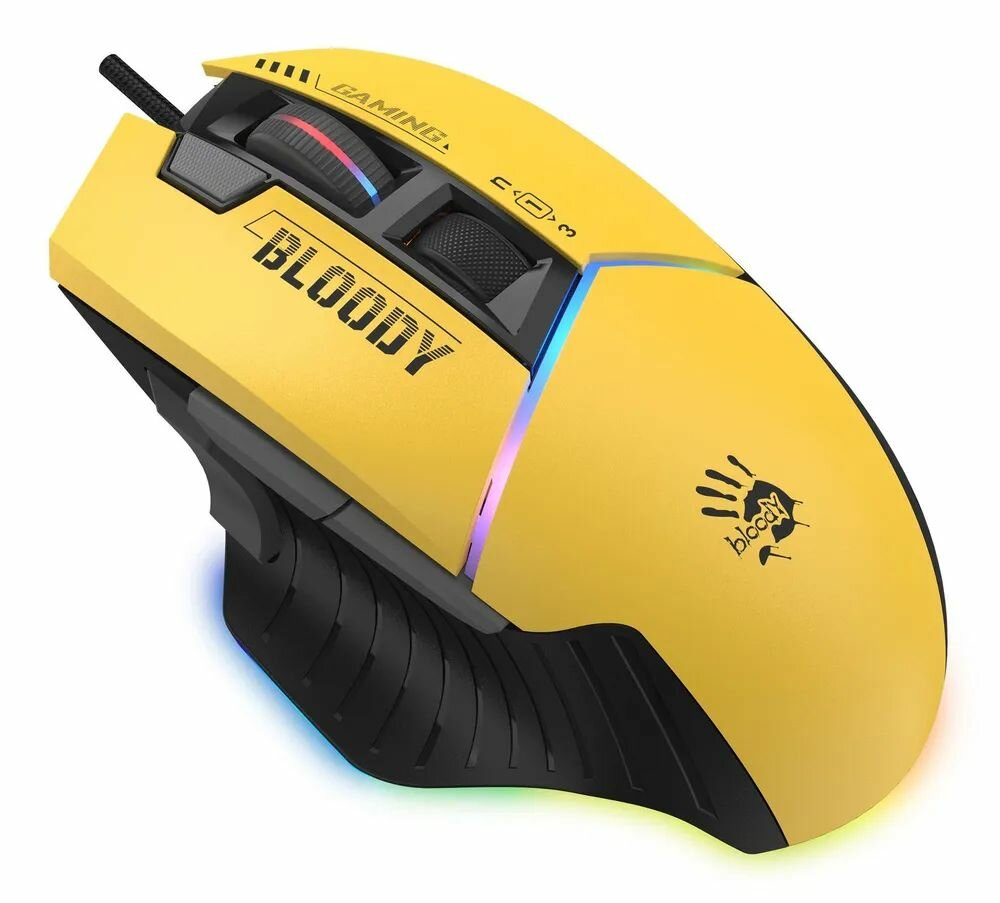 Игровая мышь A4Tech Max Sports W95 Yellow/Grey