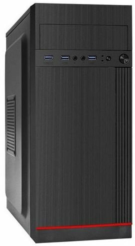 Компьютерный корпус ExeGate AA-442U3-AA500 (EX290193RUS) черный - БП 500 Вт, Mid-Tower, Micro-ATX, Standard-ATX, USB 3.2 Gen1 Type-A
