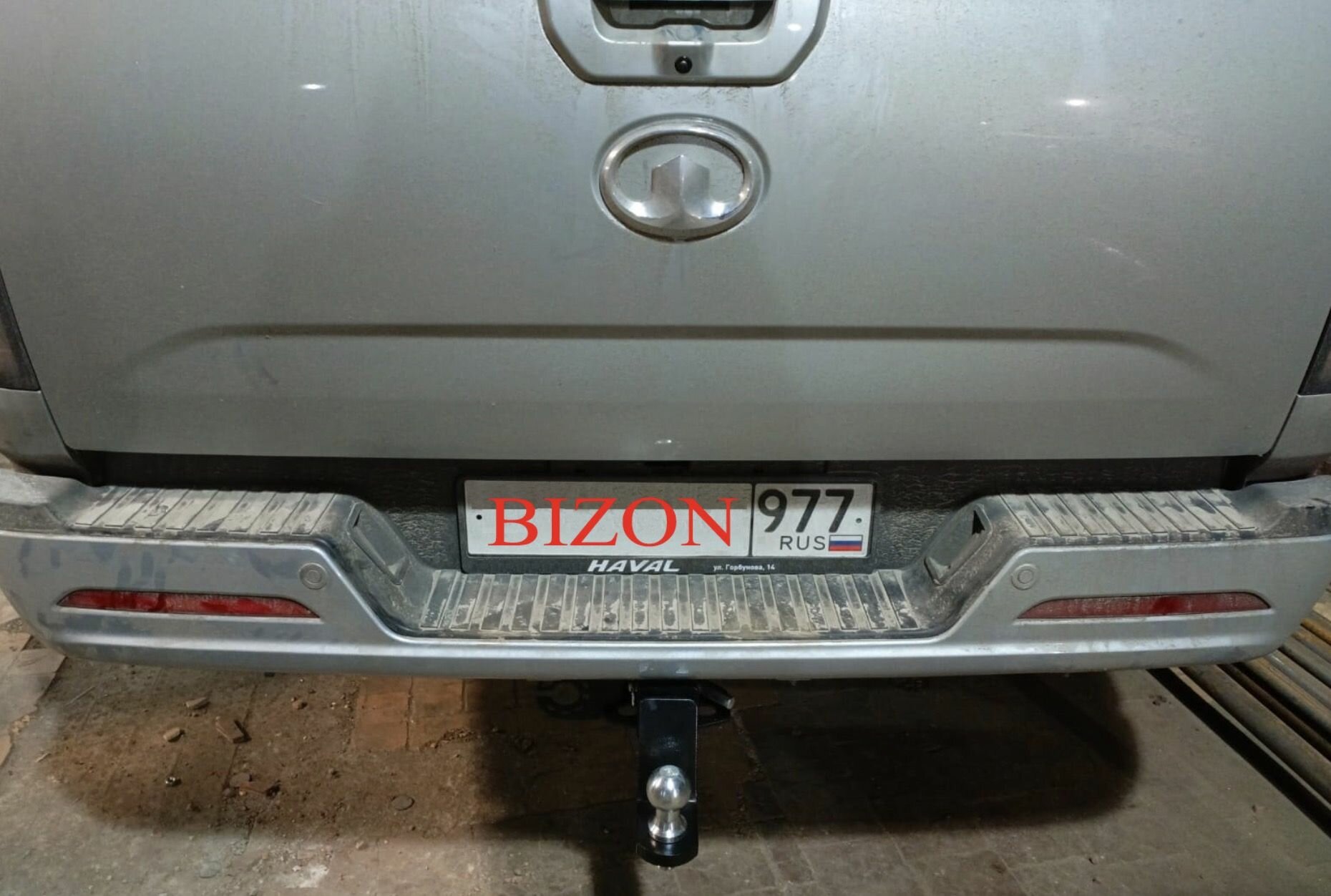 Фаркоп Бизон на Great Wall Poer 2021- (паспорт и сертификат в комплекте)(без электрики) FA 0430-E