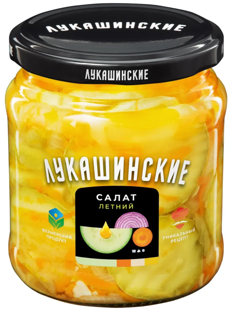 Салат "Летний" из молодых кабачков 480г