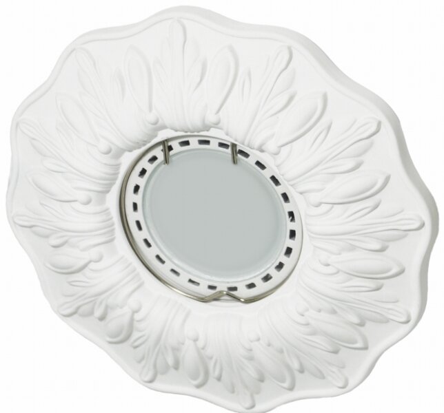 Светильник гипсовый встраиваемый mr 16 Roden RD-026 Wh