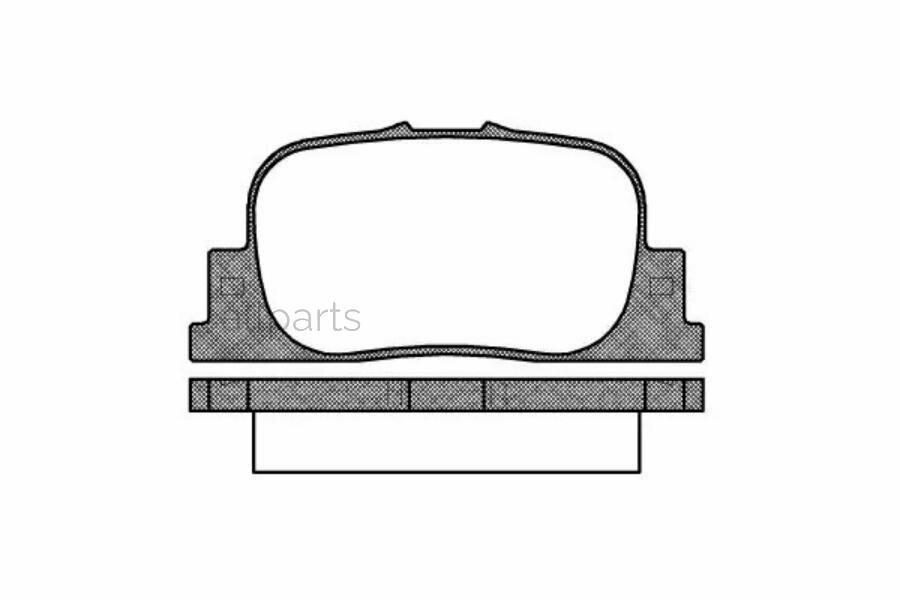 ROAD HOUSE 280100 Колодки торм. дисковые