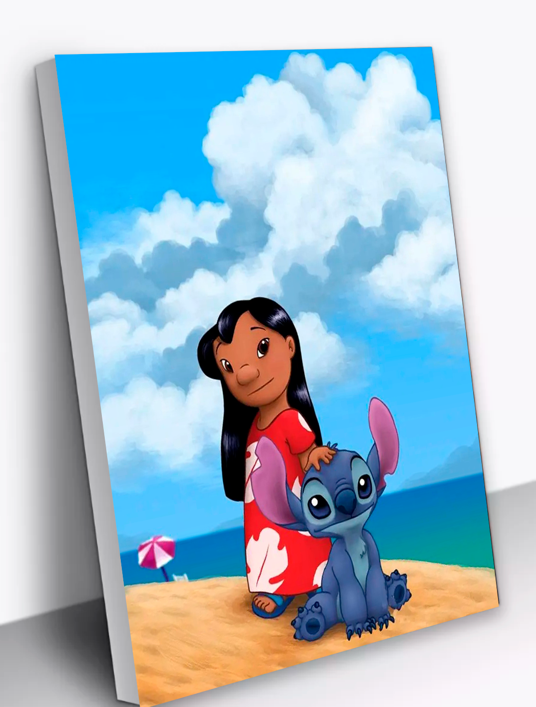 Картина по номерам "Лило и Стич" 40х50 см, хлопковый холст на подрамнике, акрил, АртТойс