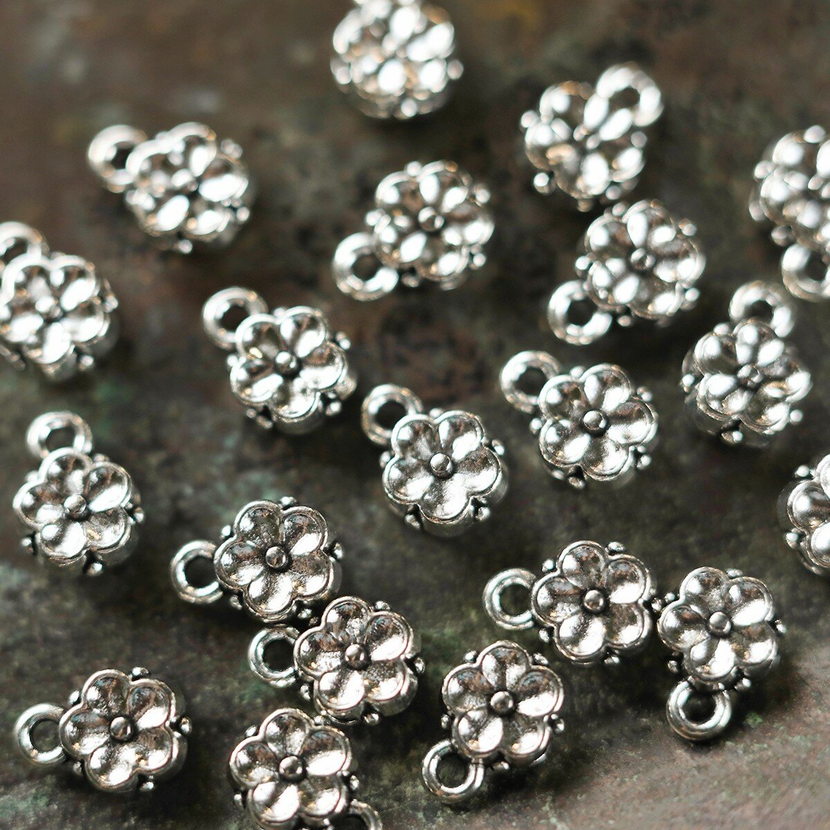 Бейл держатель для кулона подвески 20 шт для бижутерии/украшений, сплав, цвет античное серебро, 8x6x4 мм