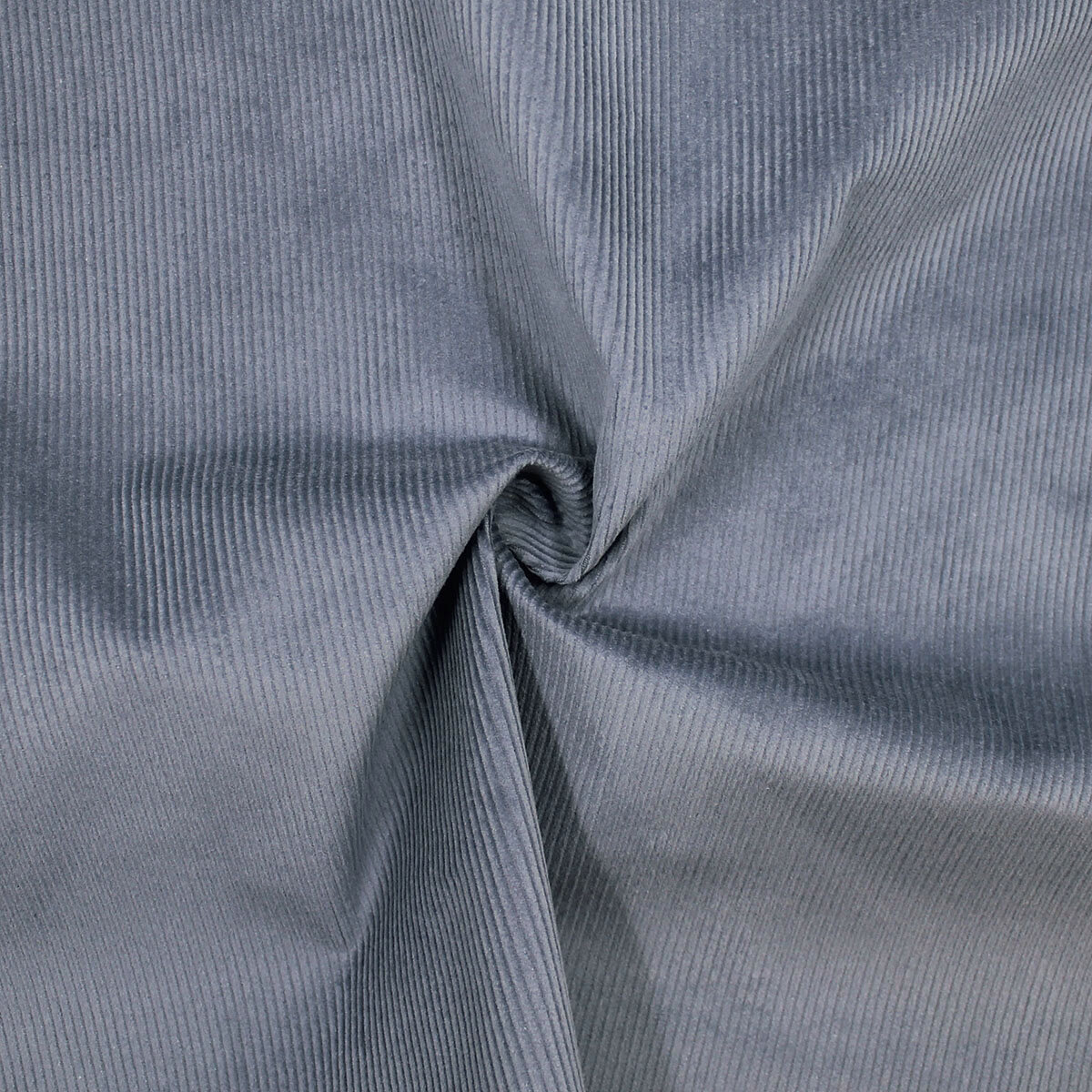 Вельвет, ткань для шитья, синий цвет, 100х140см