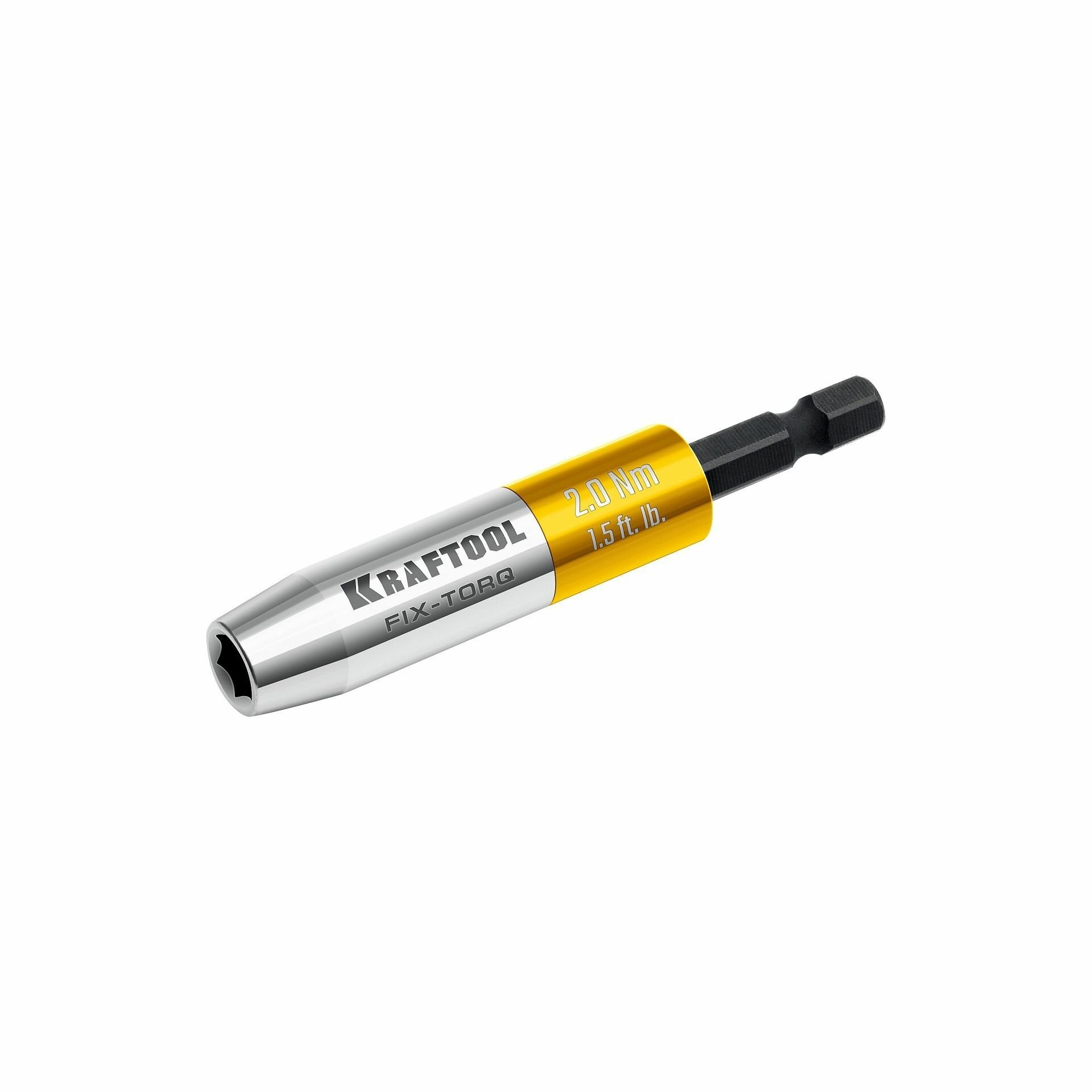Адаптер для бит динамометрический, KRAFTOOL FIX-TORQ 2.0 Нм