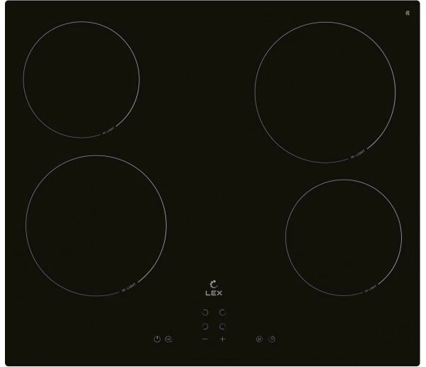 Варочная поверхность Lex EVH 640B BL черный (chpe000016)