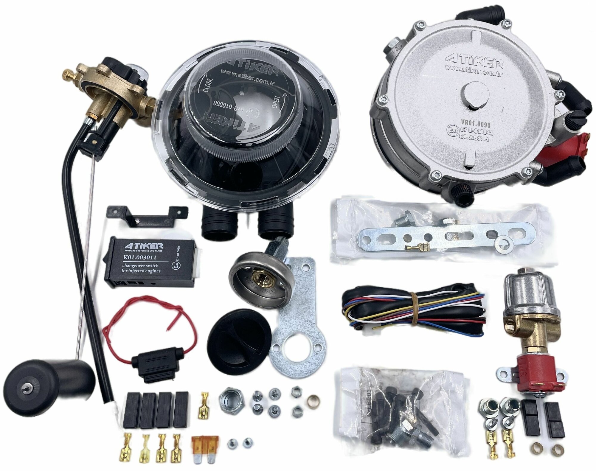 ГБО Комплект / Миникит ATIKER электронный до 120 л. с. 4 цилиндра