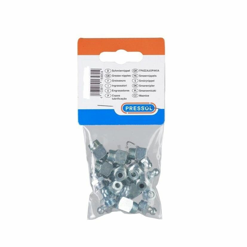 Набор пресс-масленок (тавотниц) типа H1, H2, H3 1/4" упаковка 15 штук