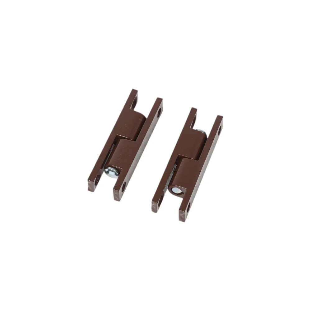 Алюминиевая петля для москитной сетки KOMFORT москитные системы коричневая, s32, 2 шт. ПМ000847, алюминиевый