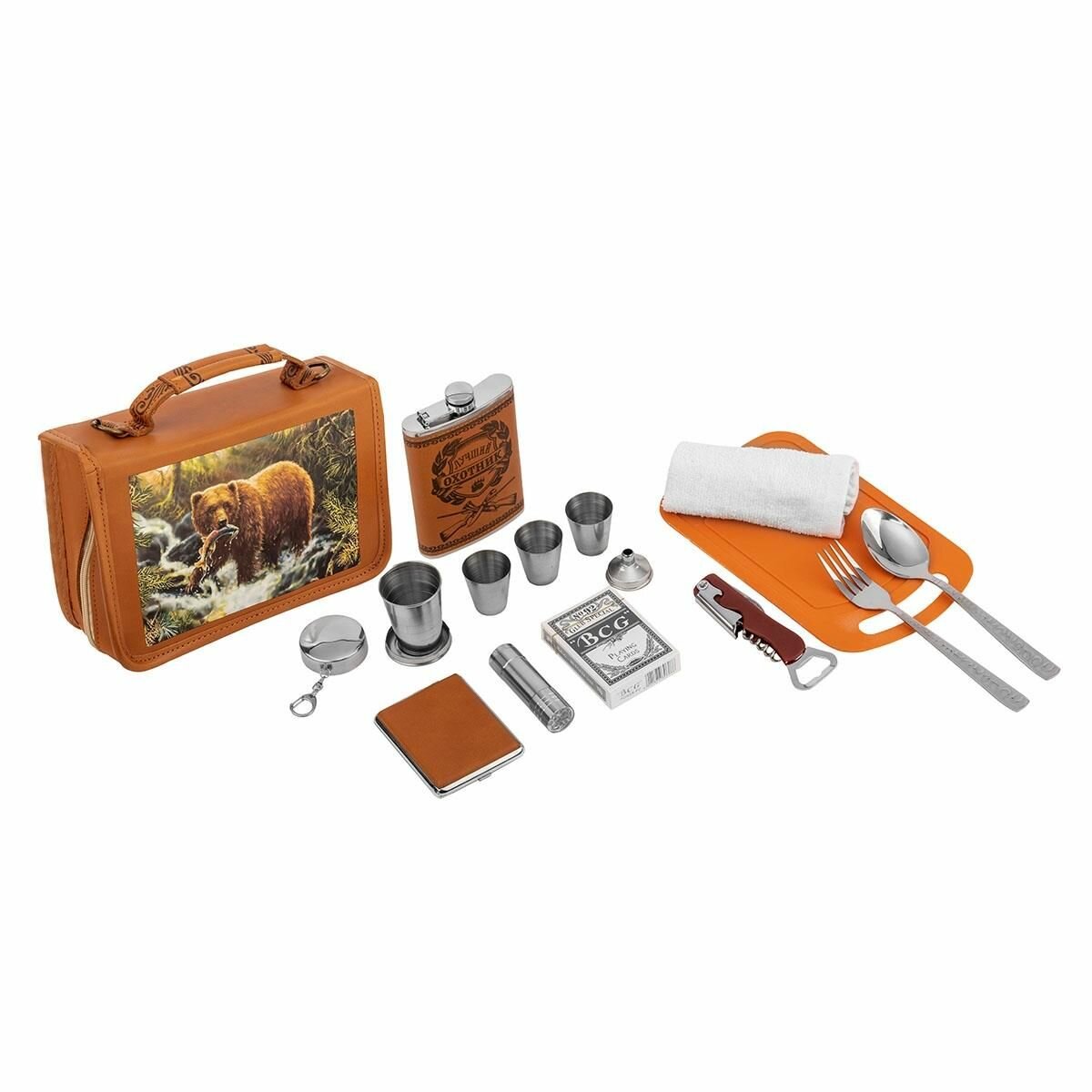 Набор в сумке-чехле Helios Медведь бурый (HS-2023-PB-2)