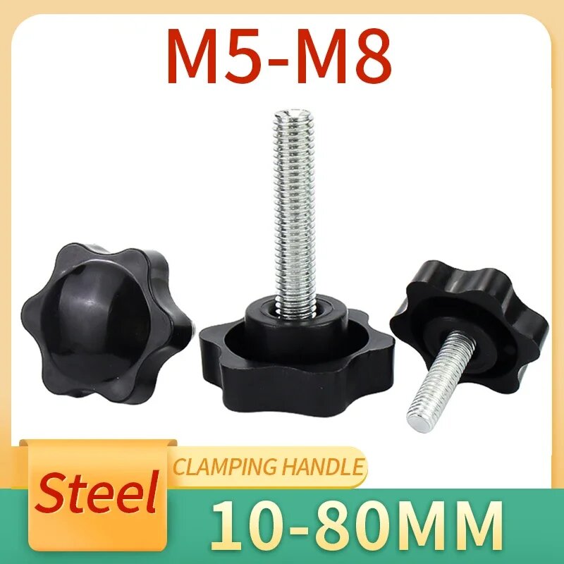 Болты с резьбой в форме звезды M5 M6 M8 M6x12 D25, 5PCS
