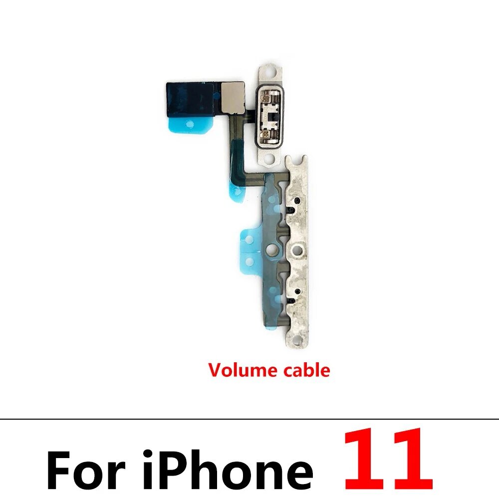 Новый ремонтный боковой ключ включения/выключения питания, гибкий кабель для For iphone 11 Volume