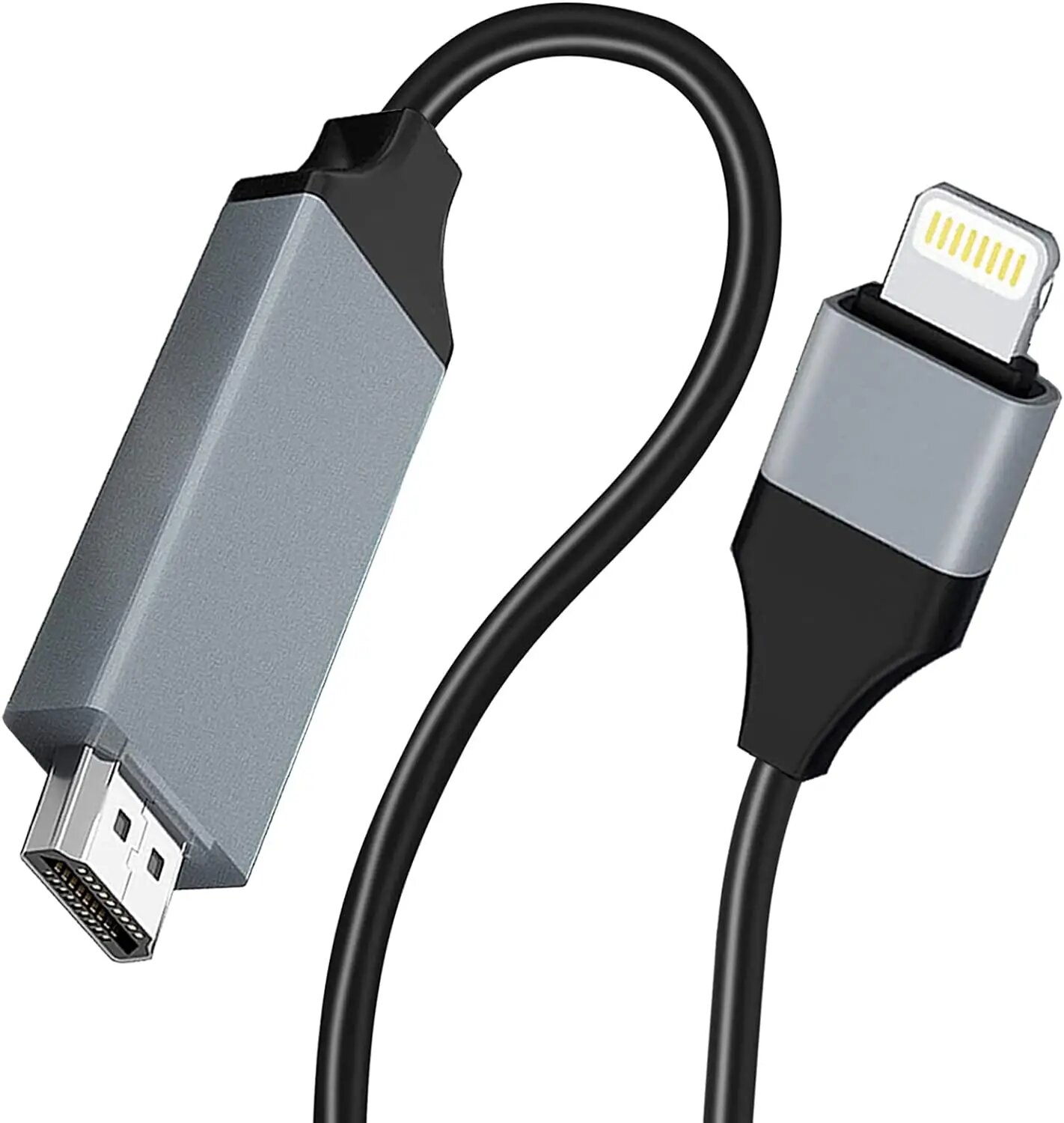 Кабель-адаптер Lightning/HDMI для iPhone, Apple MFi, 1080P, HDTV, 2 м
