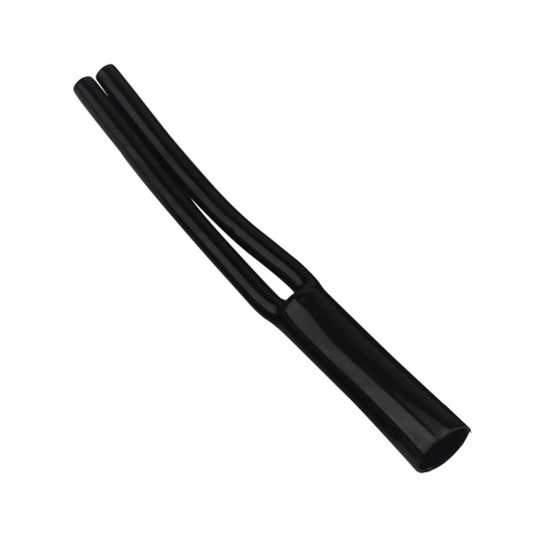 Y-сигнальный кабель с раздвоенной резиновой втулкой - черный-13MM