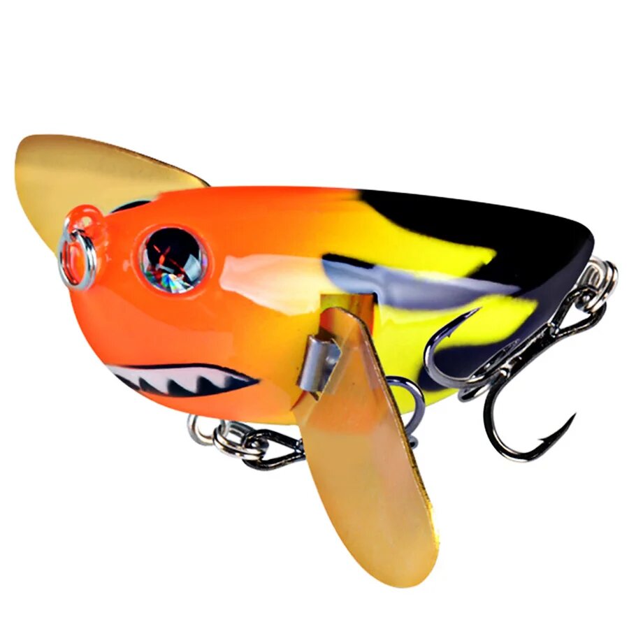 Плавающая Цикада Topwater 1 шт, Реалистичная пчела, кренкбейт, рыболовные приманки с двумя металлическими крыльями ложки, воблеры для окуня, искусственные приманки