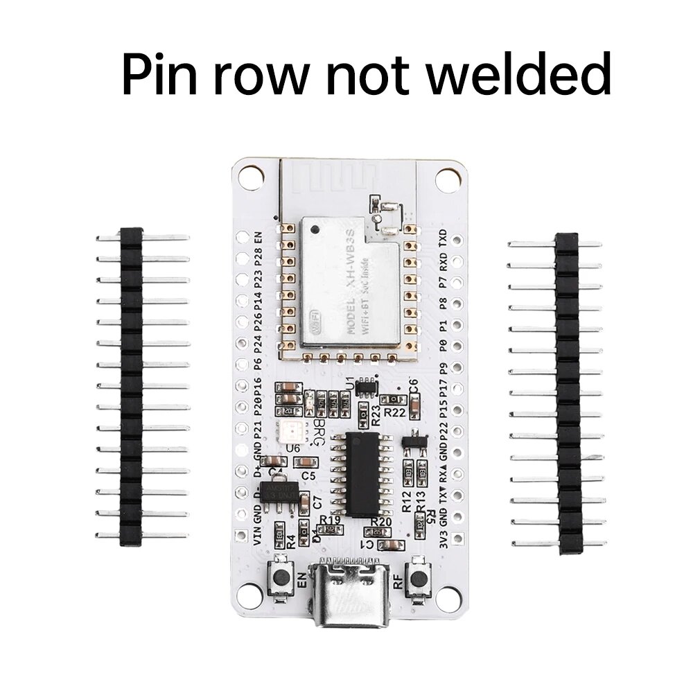 Модуль Wi-Fi Bluetooth Ziqqucu NiceMCU-WB3S PIN not welded