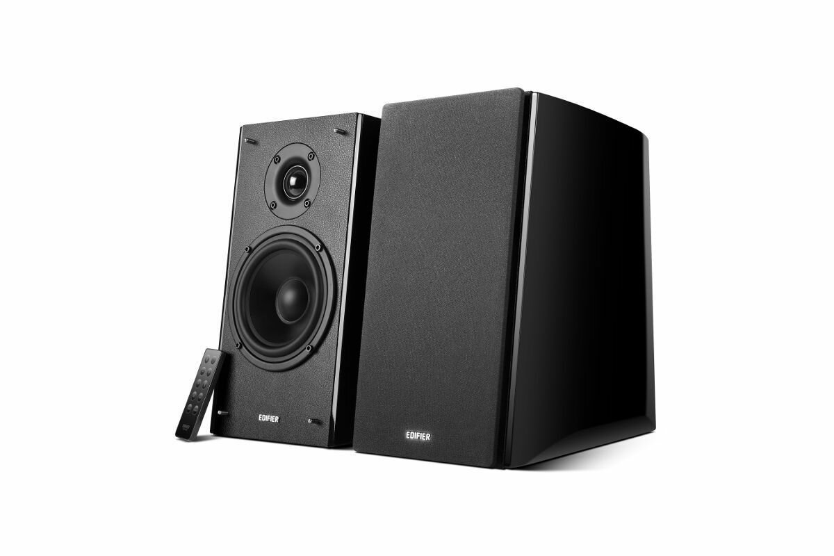 Колонки Edifier R2000DB Black, дерево, акустическая система 2.0, мощность(RMS): 60х2 Вт