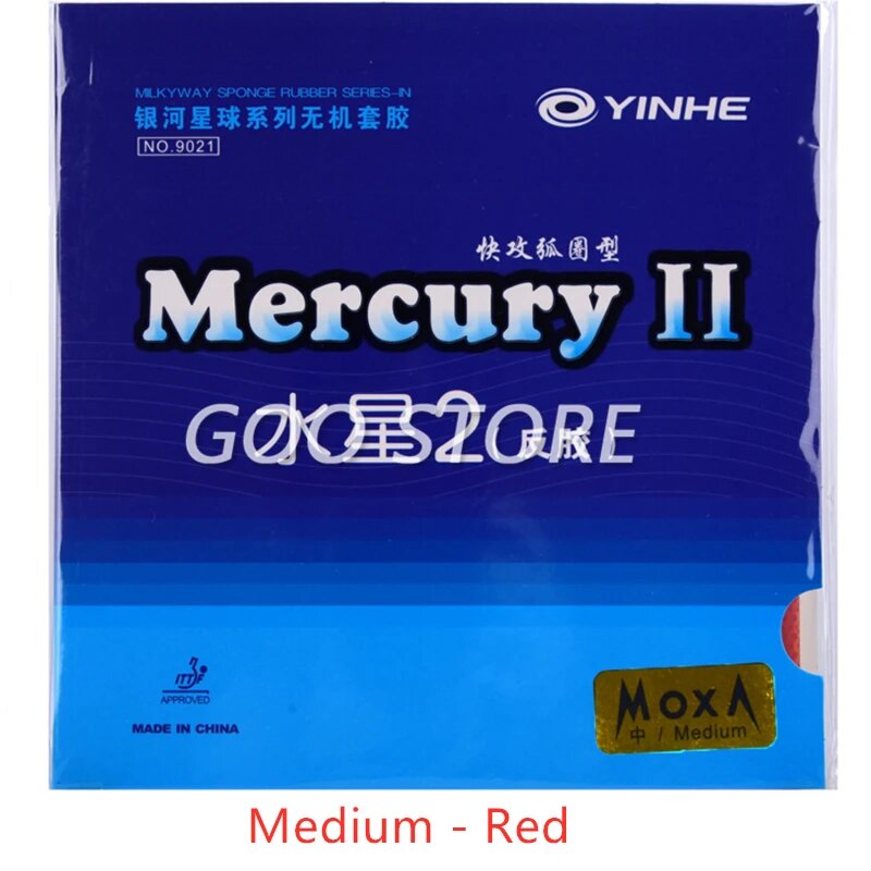 YINHE Mercury II Red, накладка для настольного тенниса, Medium Red