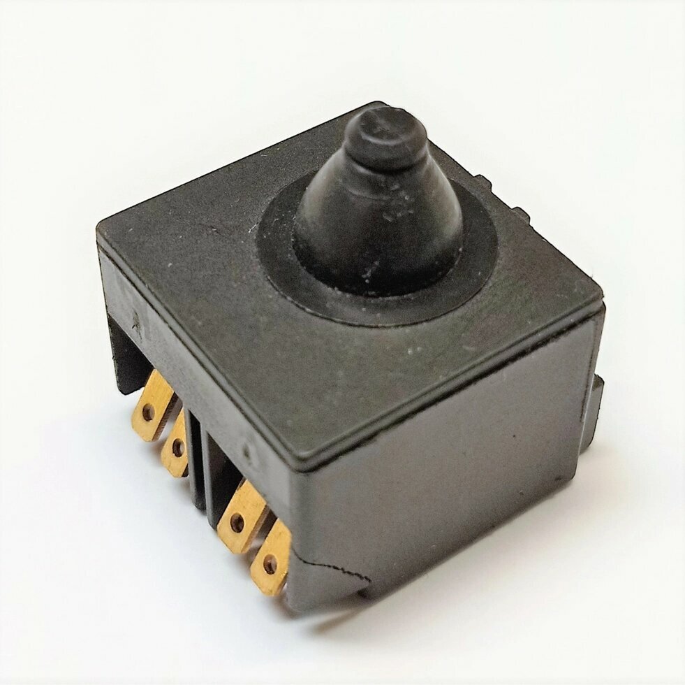 Выключатель болгарки Калибр МШУ-125Е/1000 Интерскол 125 BOSCH 100, кнопка HT1006-2110 6А 250В УШМ