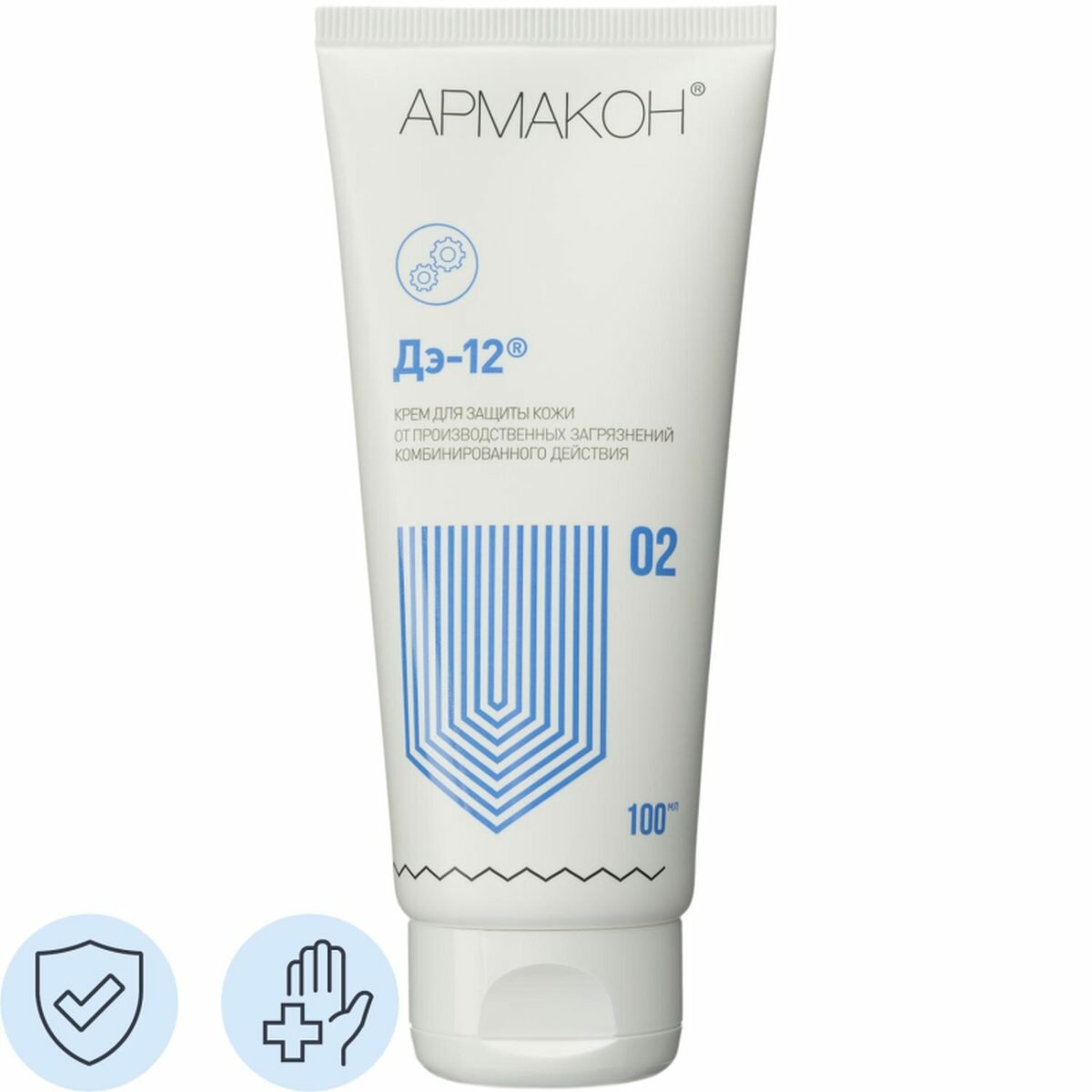 Крем защитный Армакон "Дэ-12", 100мл (1199), 50шт.