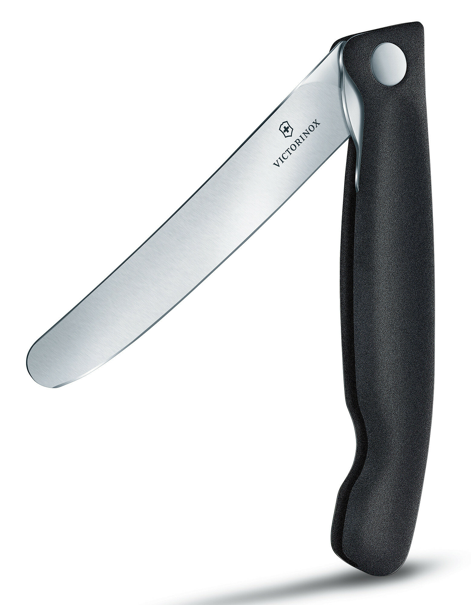 Нож кухонный Victorinox Swiss Classic 6.7803. F стальной универсальный для овощей лезв.110мм прямая заточка черный карт. коробка