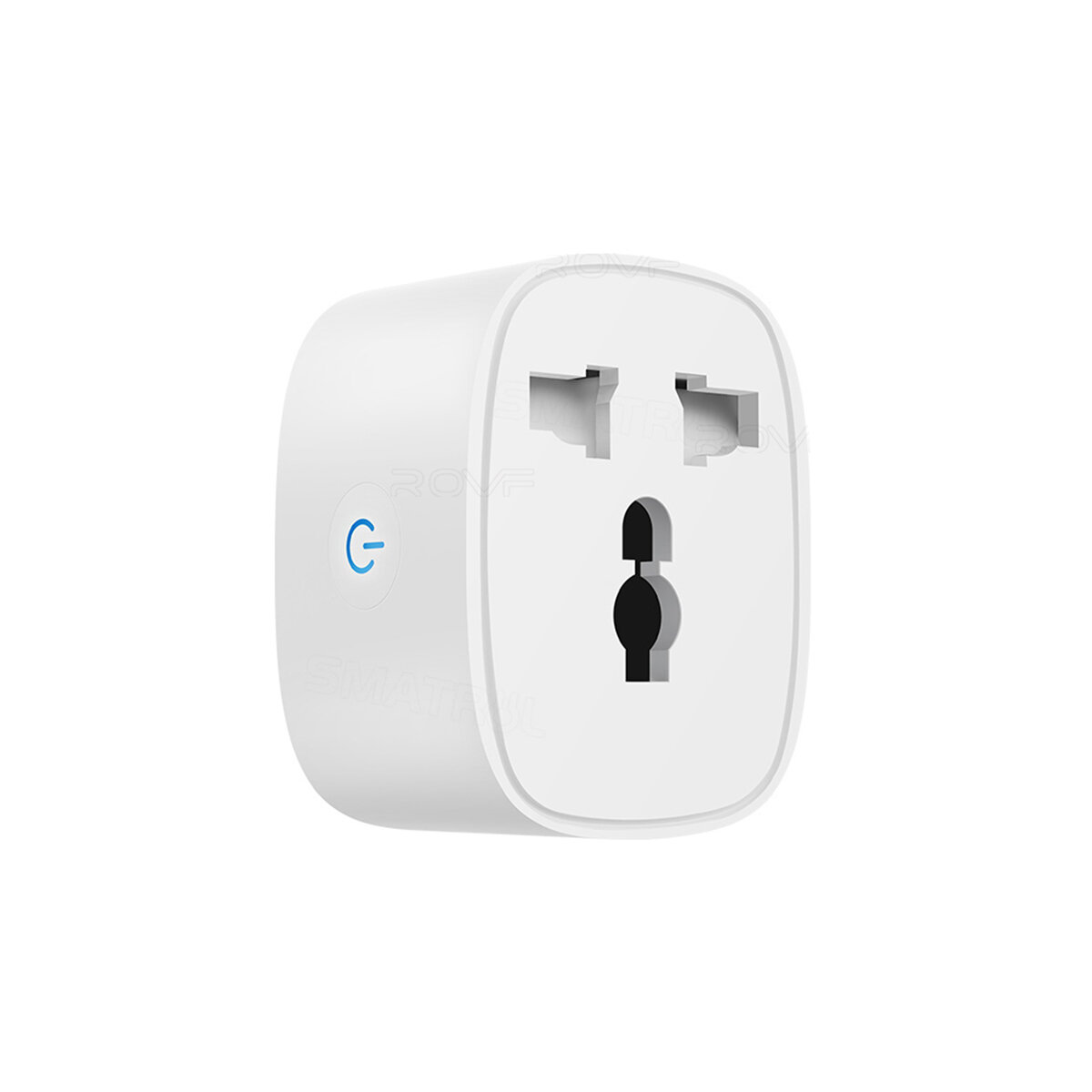 ROVF - Wi-Fi Smart Plug - 16A - Универсальная розетка США/Европа/Великобритания - С мониторингом питания - для Tuya Google Home Alexa