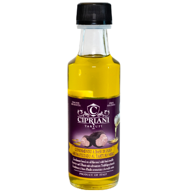 Масло CIPRIANI TARTUFI трюфельное с чёрным (летним) трюфелем /стекло/ 100мл