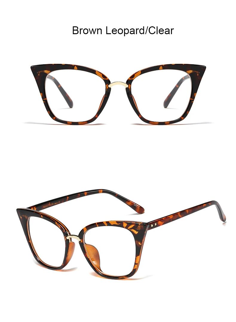 Очки женские Кошачий глаз в винтажной оправе, с защитой от близорукости, с синим светом, для работы за компьютером до минус 6