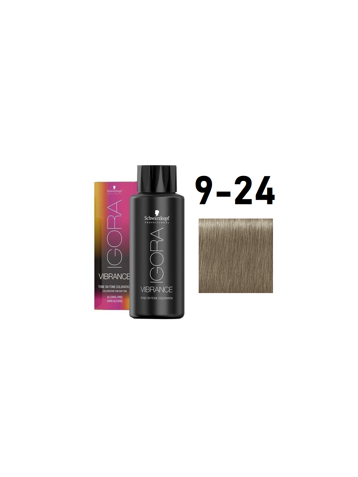 Schwarzkopf Professional Schwarzkopf Igora Vibrance 9-24 - Краситель тон-в-тон блонд пепельный бежевый 60 мл