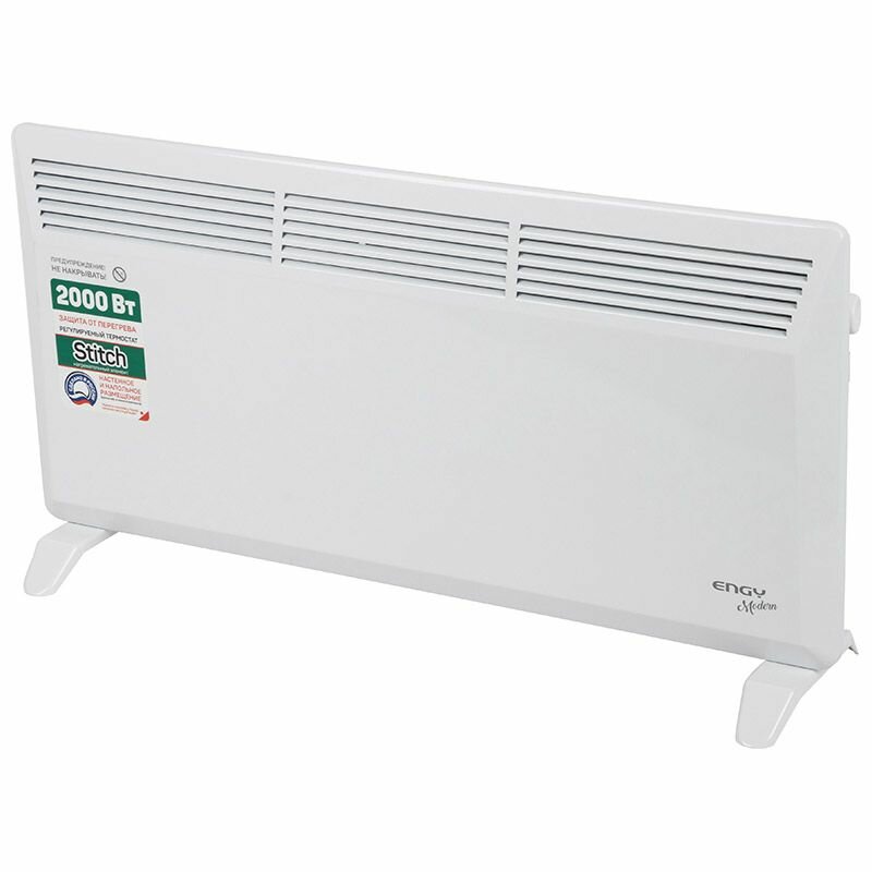 Конвектор Engy электрический, EN-2000 Modern, белый, 1 режим