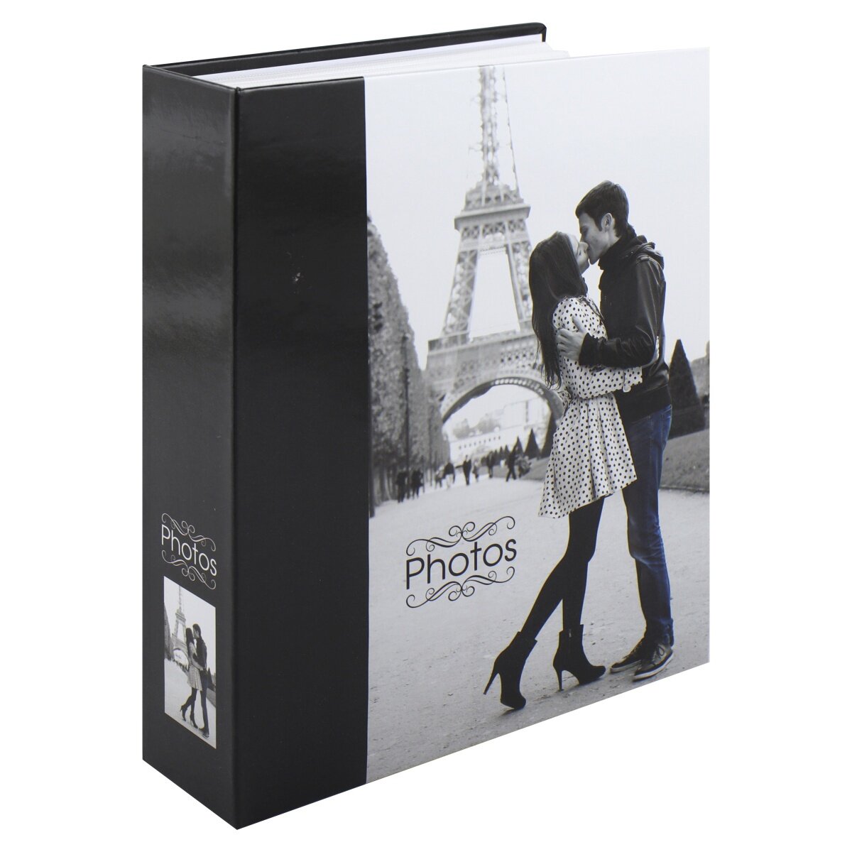 Фотоальбом Pioneer на 200 фотографий, 10х15 см, BWC love, черный (46240)