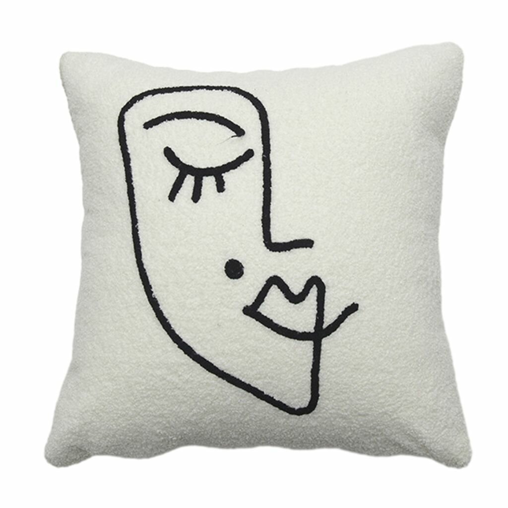 Уникальная наволочка для дивана, чехол подушки с вышивкой, красивое лицо украшения дома, стильный и художественный