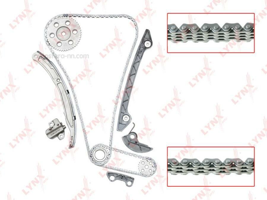 LYNXAUTO TK0061 цепь ГРМ! неразъемная однорядная 138 зв.\ Ford Transit/Mondeo 1.6/2.3 06>