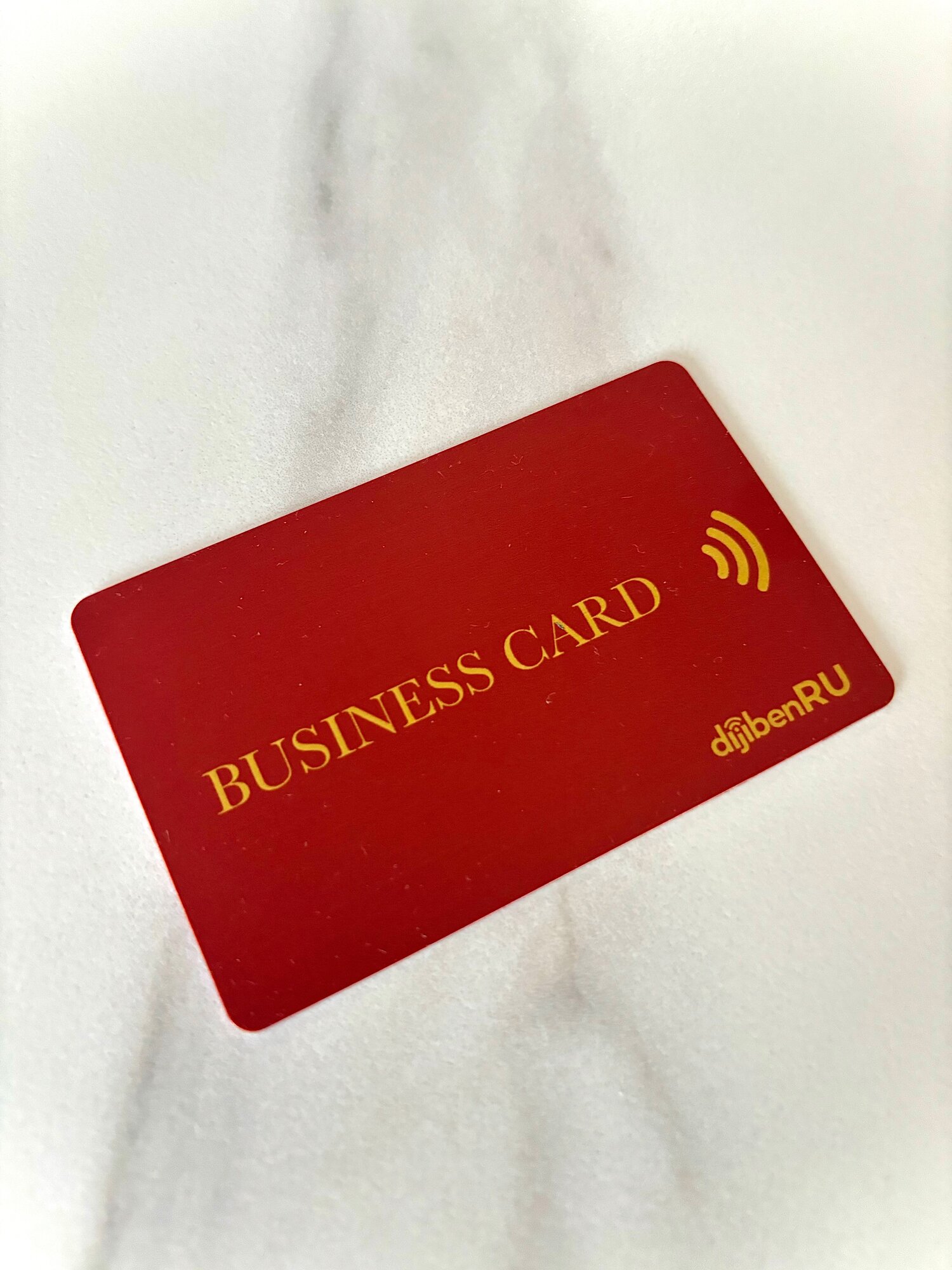 NFC-визитная карточка красный с золотом Business Card от Dijiben
