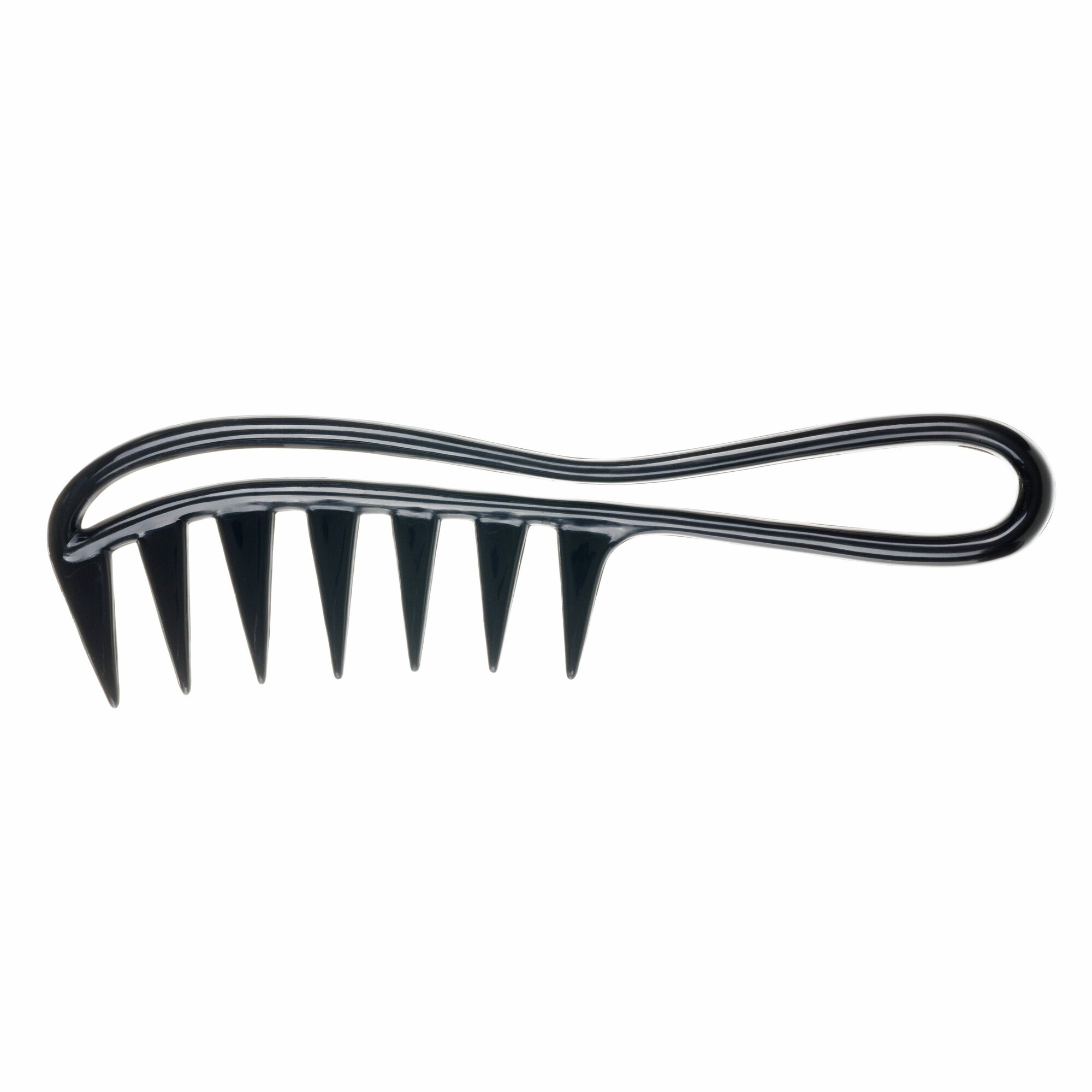 Гребень для волос DEWAL Pro серия Эконом+, моделирующий, с ручкой, 18 см, черный