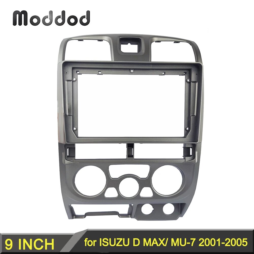 Рамка лицевой панели радиоприемника для ISUZU D MAX MU-7 CHEVROLET COLORADO 2001-2005 9-дюймовый стерео GPS DVD-плеер, комплект для установки панели объемного звучания